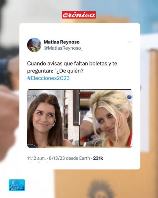 Los mejores memes y reacciones de las PASO, con Vicky Xipolitakis a la ... Los mejores memes y reacciones de las PASO, con Vicky Xipolitakis a la ...